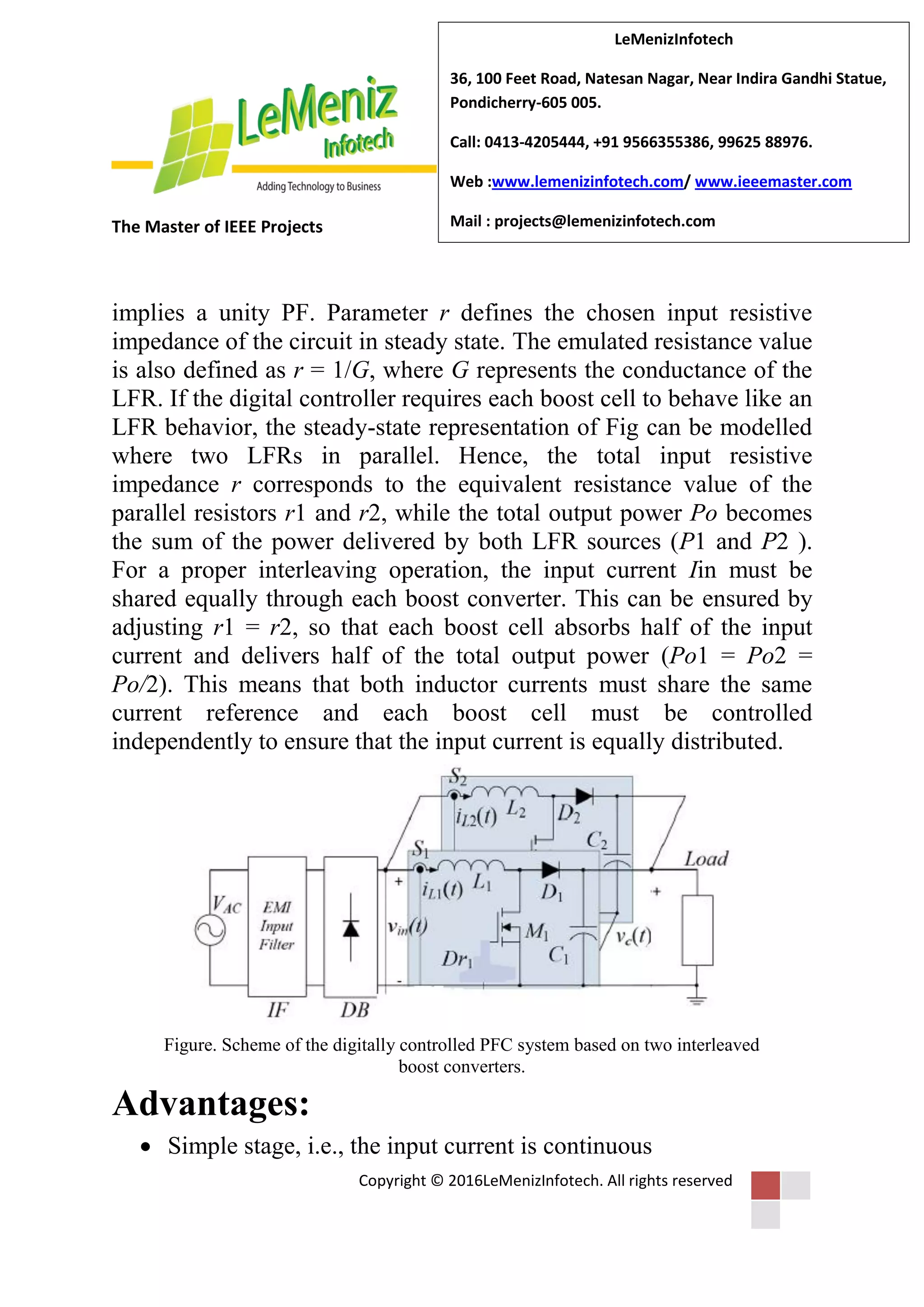 Interleaved digital power factor correction based on the sliding mode approach | PDF