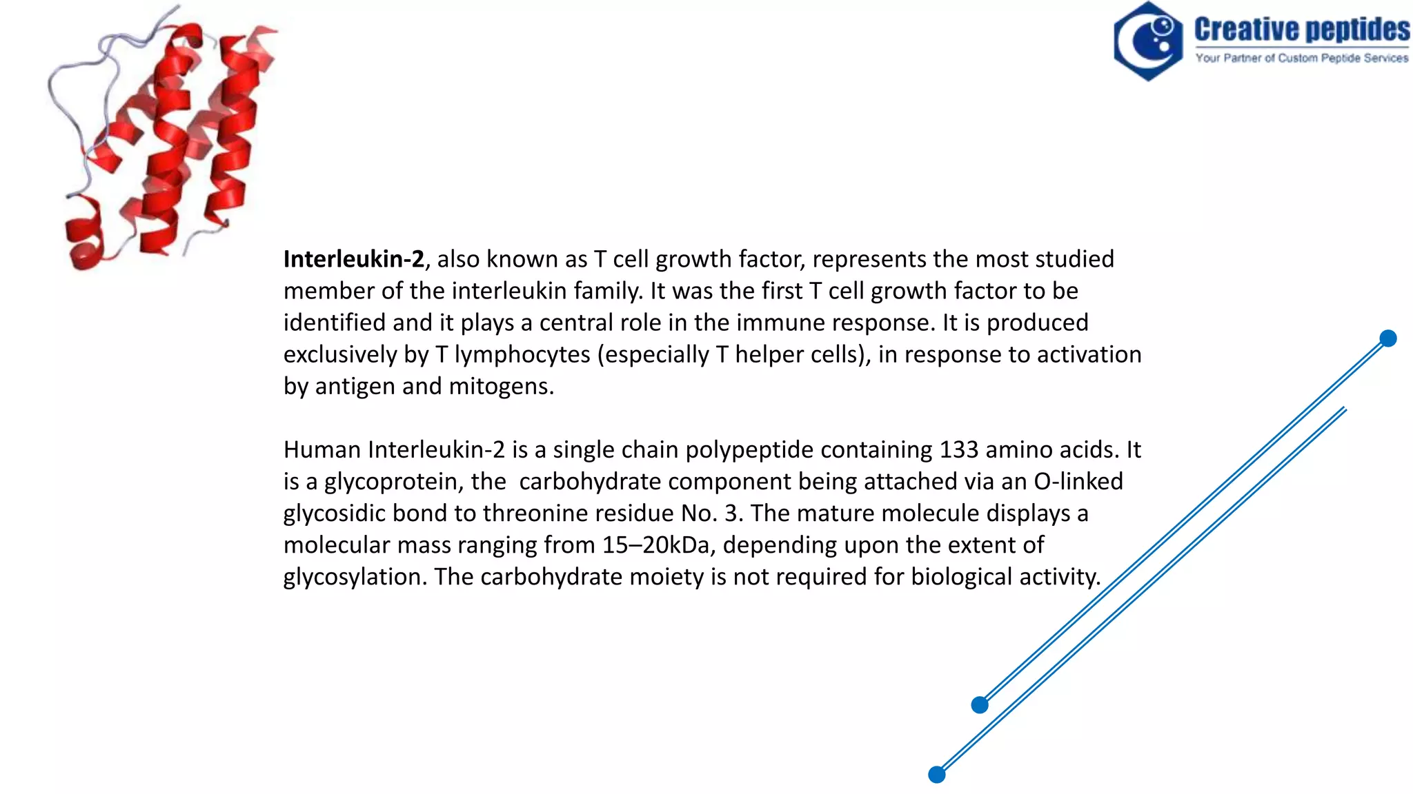 Interleukin 2-creative peptides | PPTX