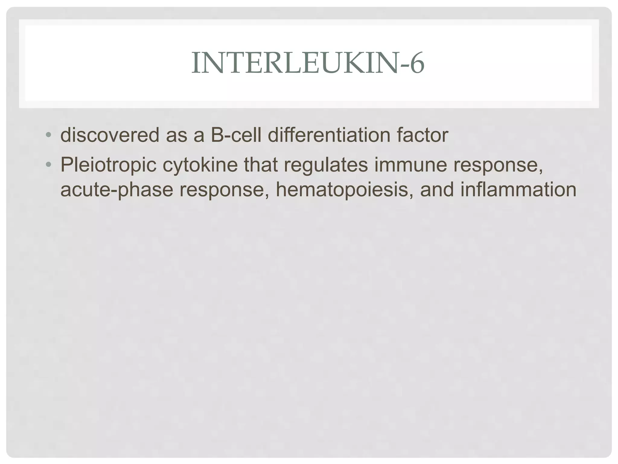 Interleukin.pptx | Genetics | Science