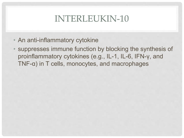 Interleukin.pptx | Genetics | Science