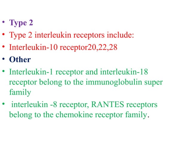 Interleukins | PPT | Genetics | Science