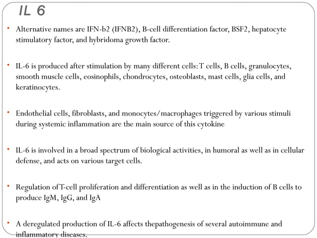 Interleukins | PPT | Genetics | Science