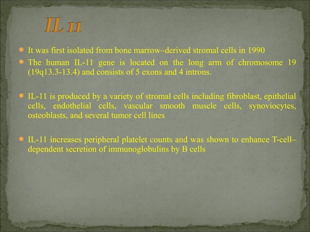 Interleukins | PPT | Genetics | Science