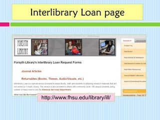 Interlibrary loan | PDF