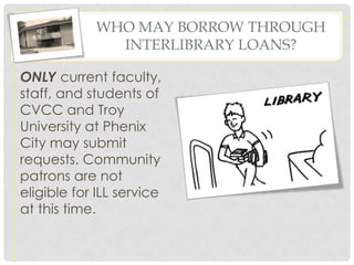 Interlibrary loan | PPTX
