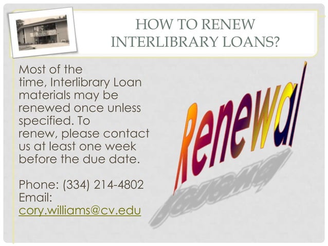 Interlibrary loan | PPTX