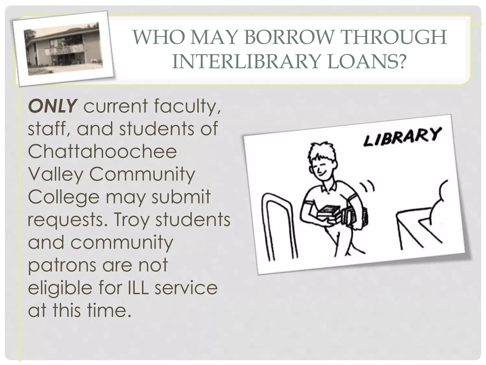 Interlibrary loan | PPTX