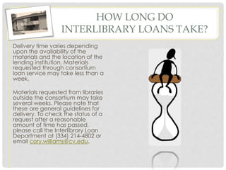 Interlibrary loan | PPT