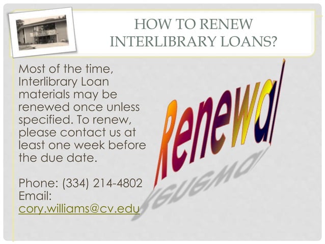 Interlibrary loan | PPT