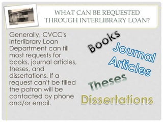 Interlibrary loan | PPT