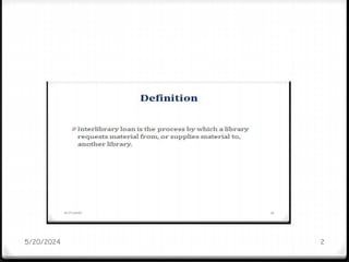 Introduction to Interlibrary loan and loan code.pptx