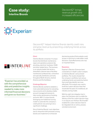 Case Study - Interline Brands | PDF