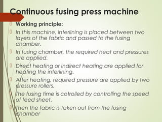 Interlining Procedure (Types & Methods) | PPT