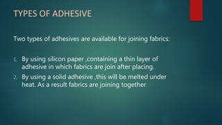 Interlining(types of fusing to ending) | PPTX | Women\'s Outerwear ...