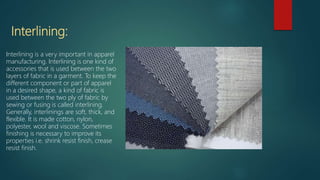 Interlining(types of fusing to ending) | PPTX | Women\'s Outerwear ...