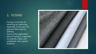 Interlining(types of fusing to ending) | PPTX | Women\'s Outerwear ...