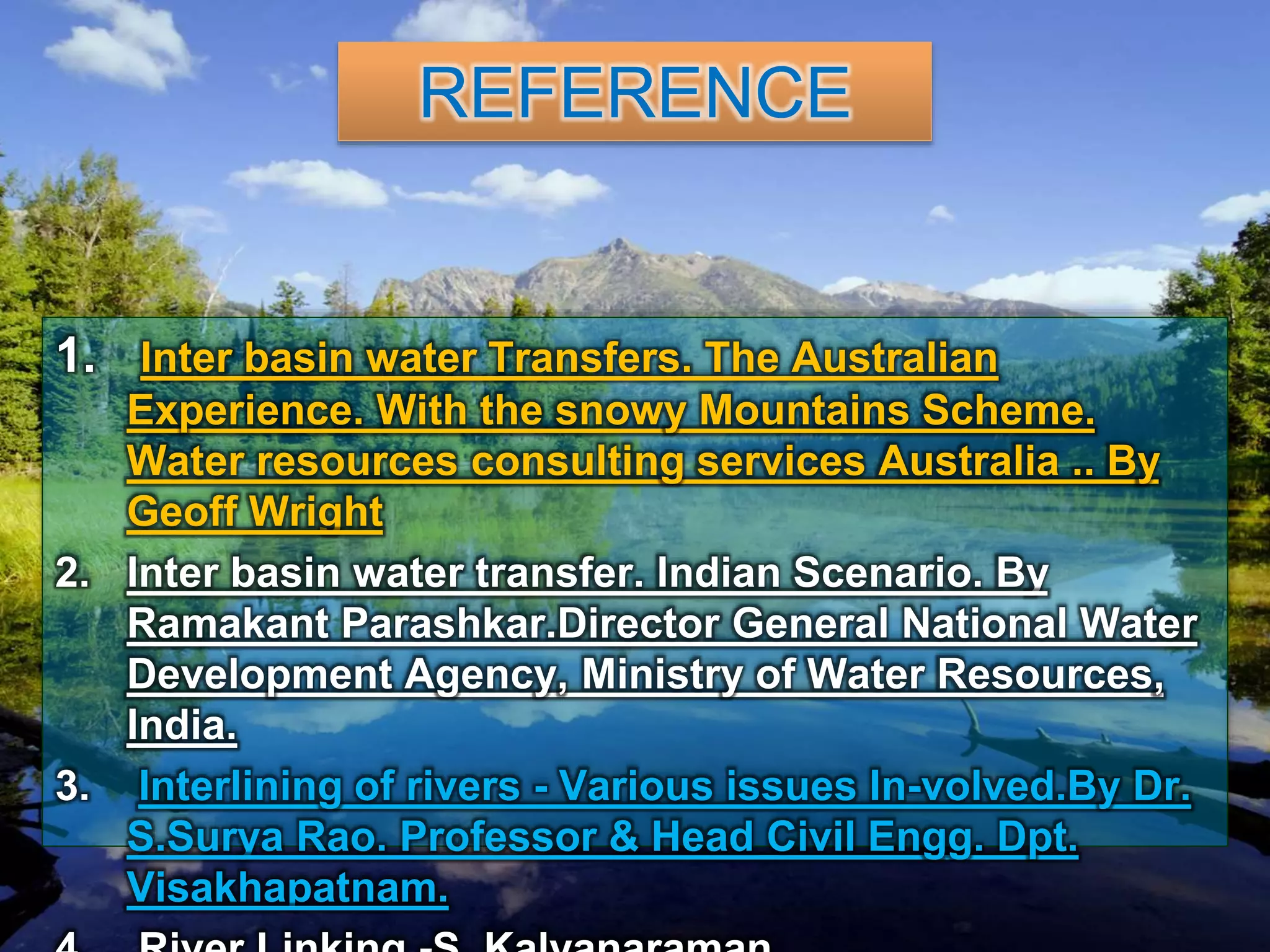 Inter linking of river in india... | PPTX
