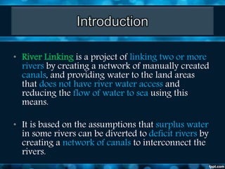 Inter linking of river in india... | PPTX
