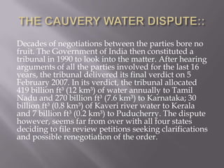 Interlinking of rivers | PPTX