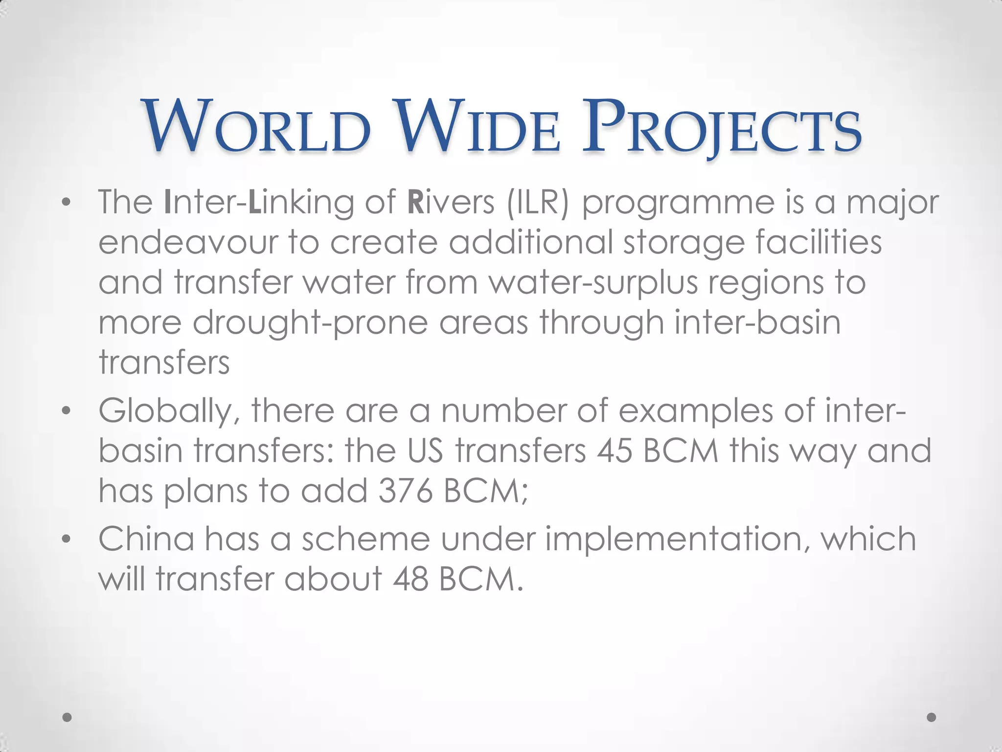 Inter-linking of Rivers | PPTX