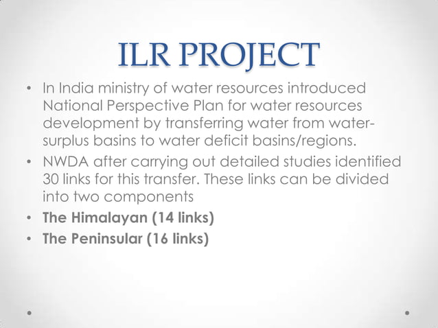 Inter-linking of Rivers | PPTX