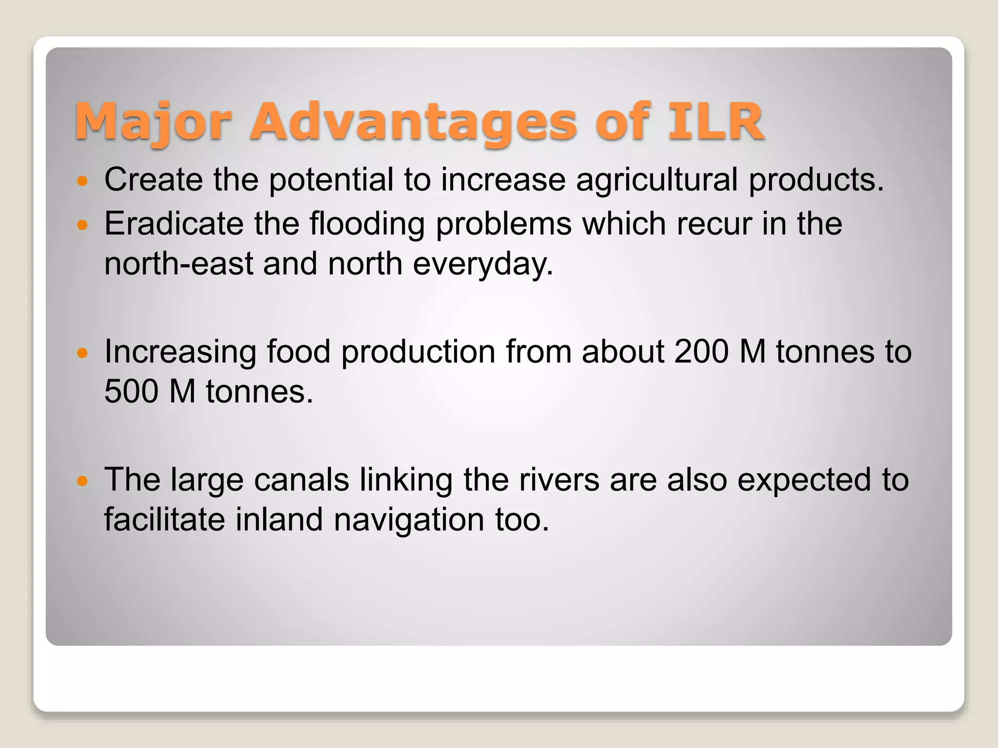 Interlinking of rivers in india | PPTX