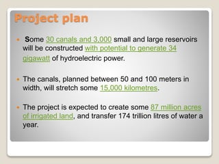 Interlinking of rivers in india | PPTX