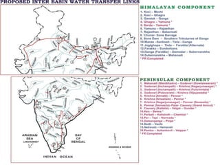 Interlinking of rivers in india | PPTX