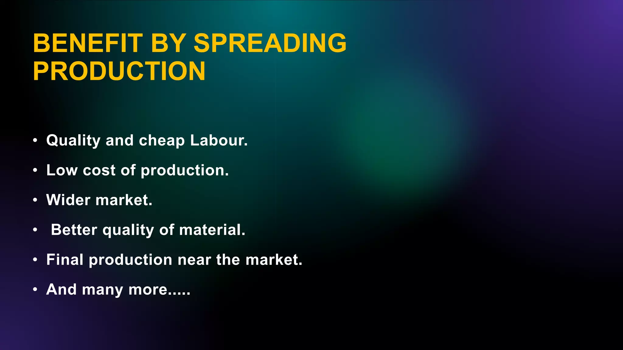 Interlinking production across countries | PPTX
