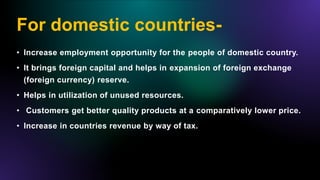 Interlinking production across countries | PPTX