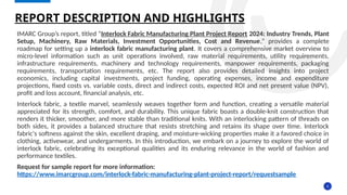 Interlock Fabric Manufacturing Plant Project Report.pptx | Business ...