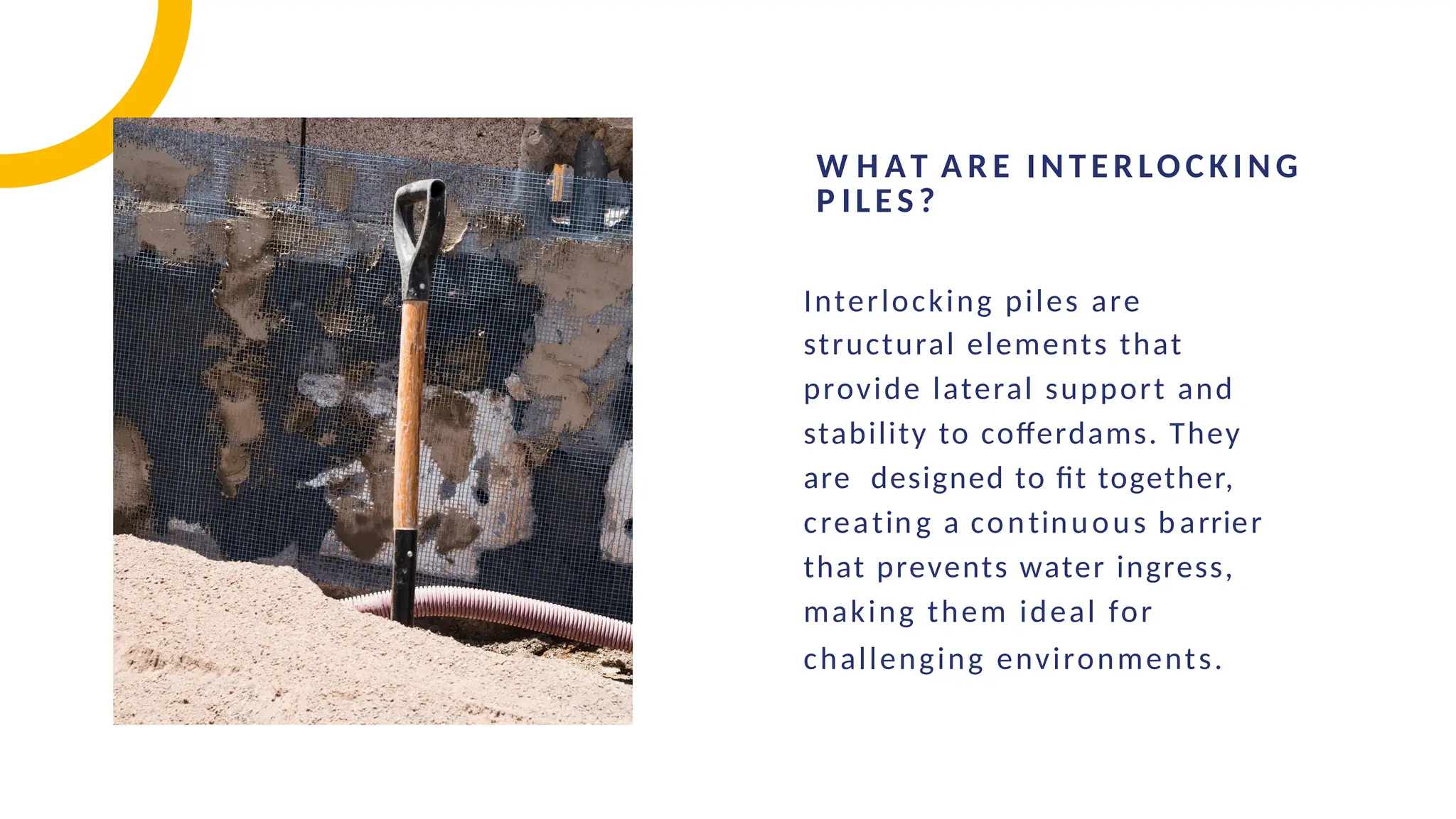 interlocking-piles civil engineering topic | PPT