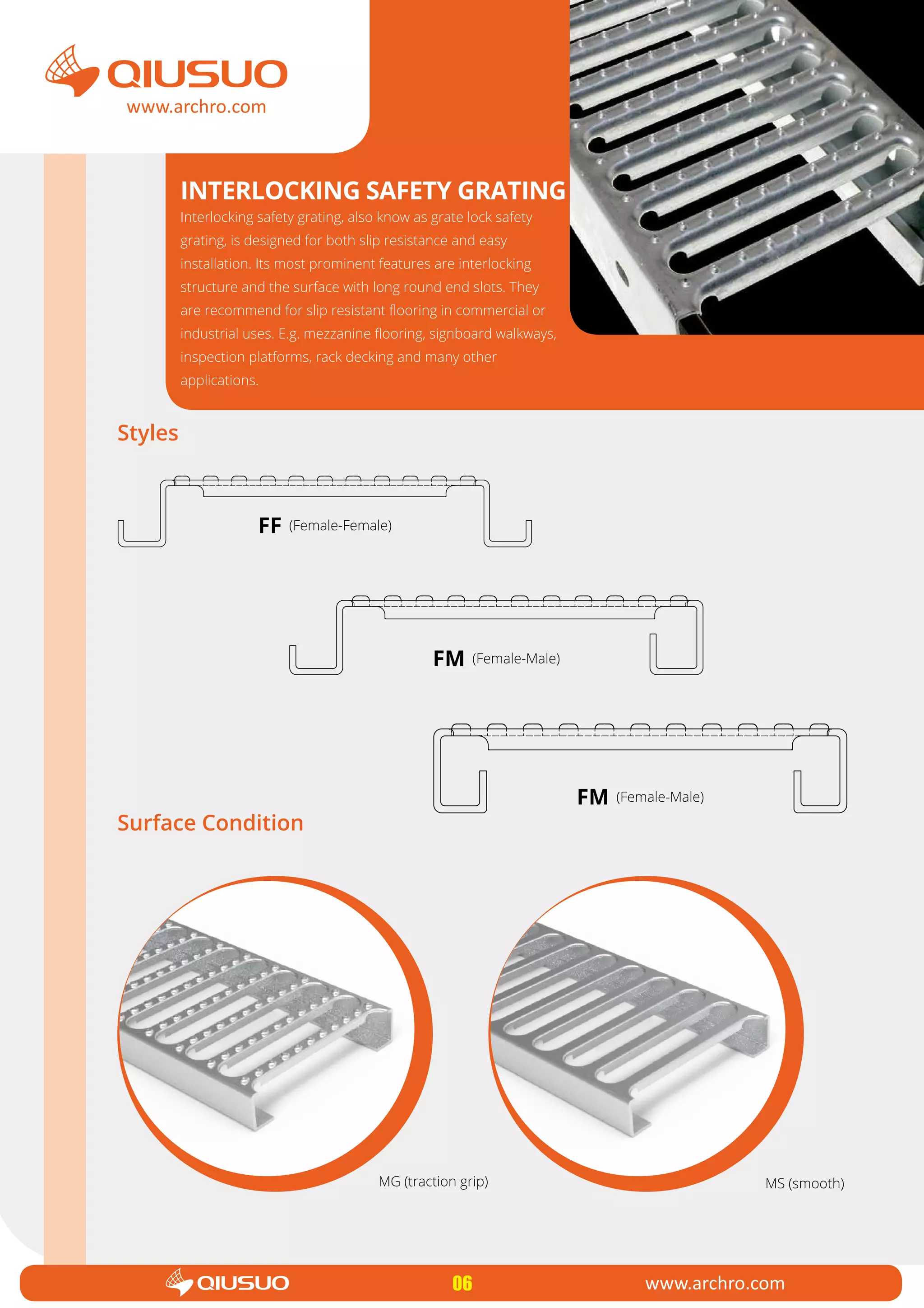 Interlocking safety-gratings | PDF