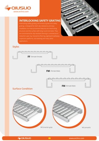 Interlocking safety-gratings | PDF