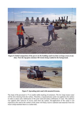 Interlocking concrete pavement for the port | PDF