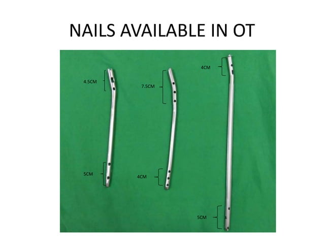 Interlocking nail of tibia