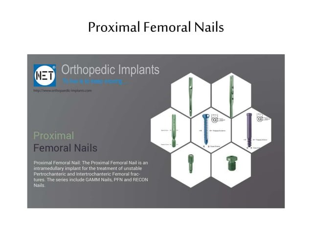 Interlocking Nails are used to fix the fractures of long bones. These ...