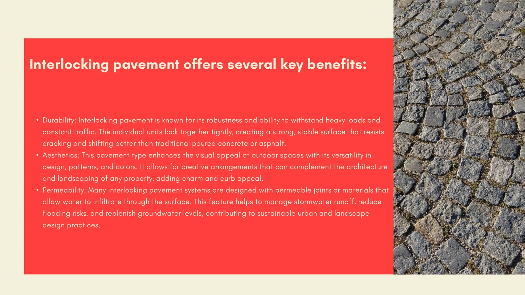interlocking pavement - Right choice landscaping | PPTX