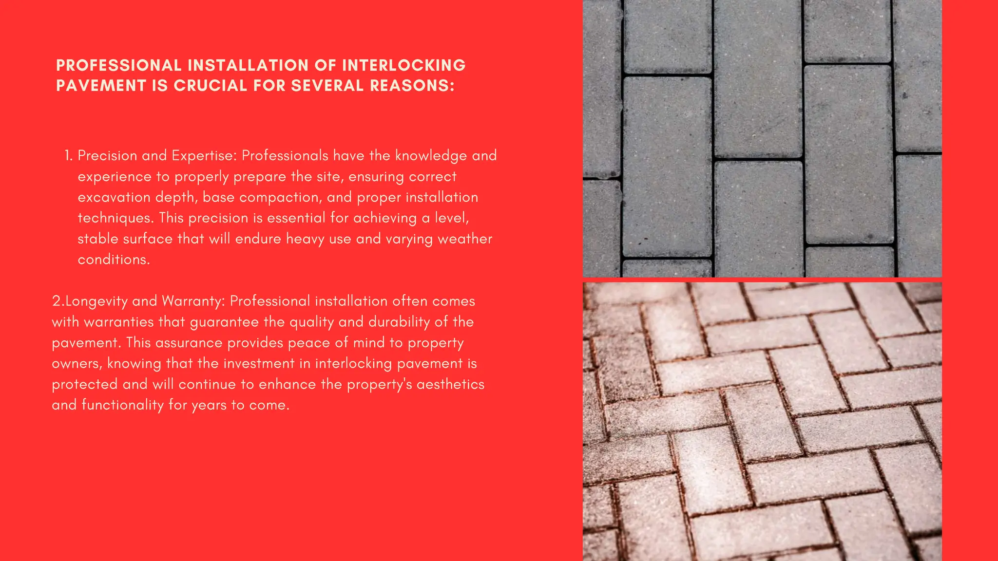 interlocking pavement - Right choice landscaping | PPT