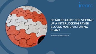 Interlocking Paver Blocks Manufacturing Plant Project Report.pptx