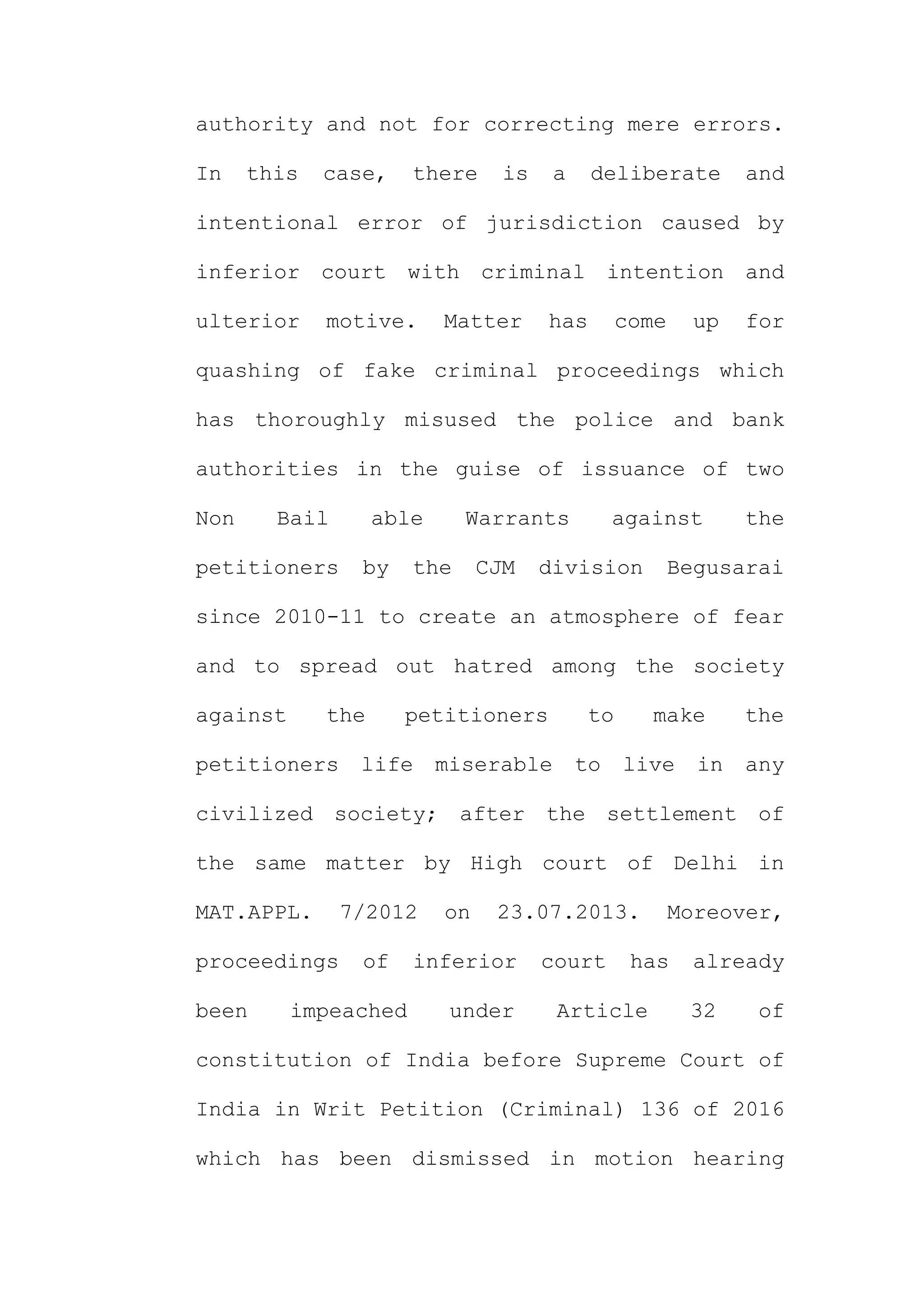 Interlocutory Application 01 of 2019 before Patna High Court | PDF