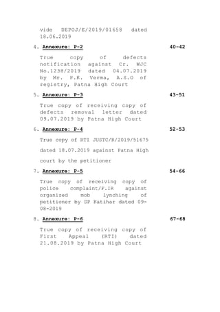 Interlocutory Application 01 of 2019 before Patna High Court | PDF