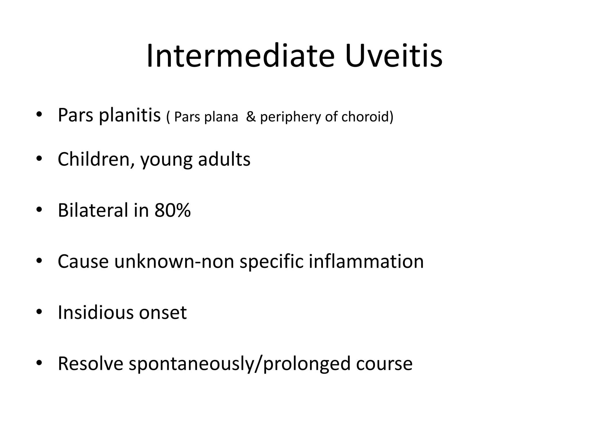 Intermeddiate & posterior uveitis dr.k.srikanth, 23.03.2016 revised | PPTX