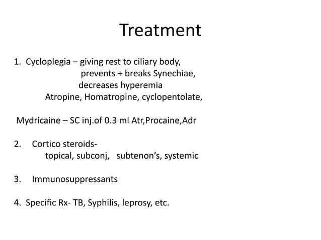 Intermeddiate And Posterior Uveitis Drksrikanth 23032016 Revised Ppt