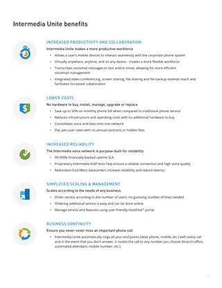 Intermedia Unite – Brochure | PDF | Operating Systems | Computer ...