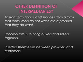 Intermediaries | PPT