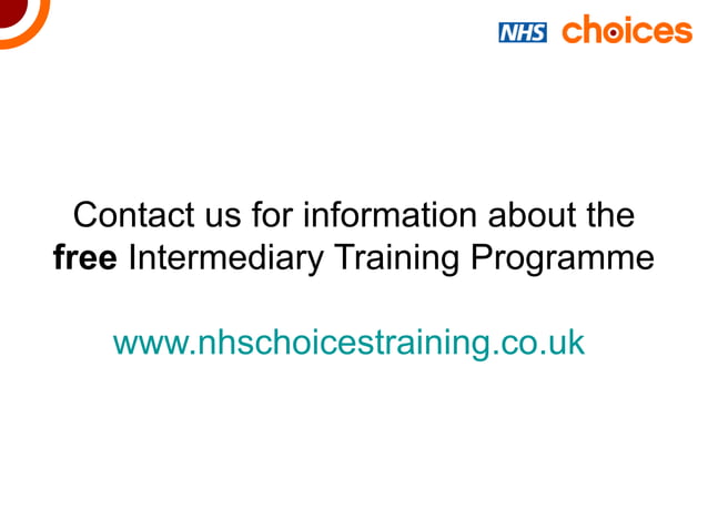 Intermediary Training Course Introduction | PPT