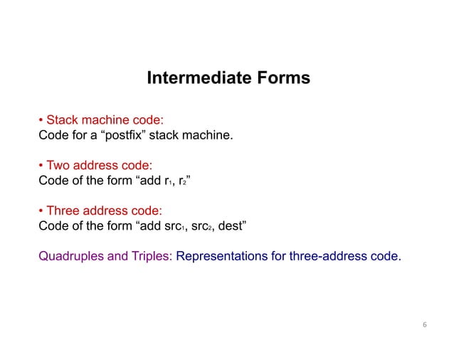 Intermediate code- generation | PPTX
