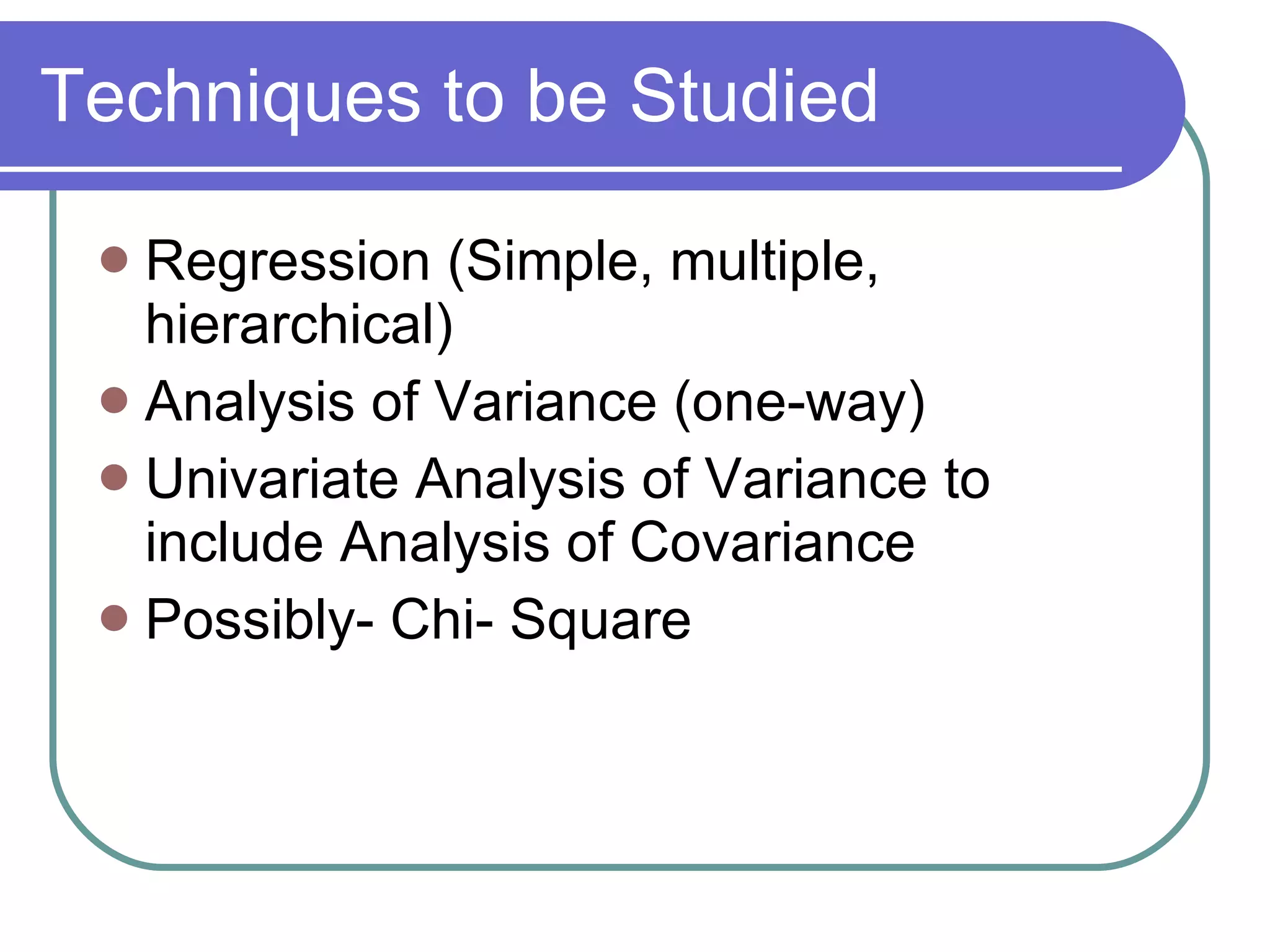 Intermediate Statistics 1 | PPT