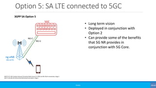 Intermediate: 5G Network Architecture Options (Updated) | PDF ...